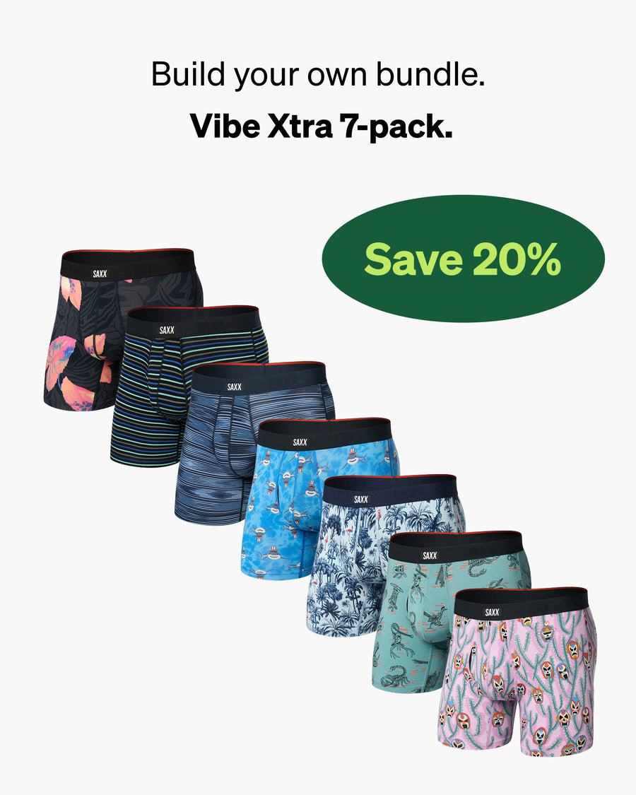 Build Your Own Vibe Xtra Soft Comfort (7 Pack) | SAXX Underwear