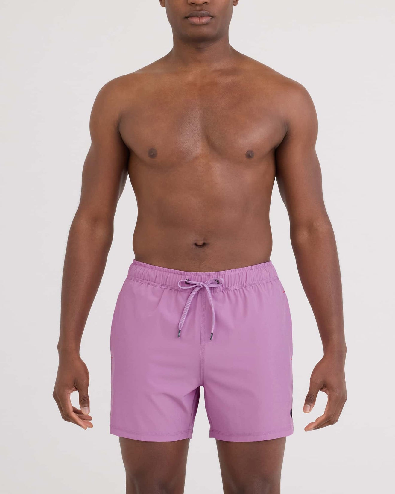 Oh Buoy 2N1 Stretch Swim Trunk - Dusty Lavender | SAXX Underwear