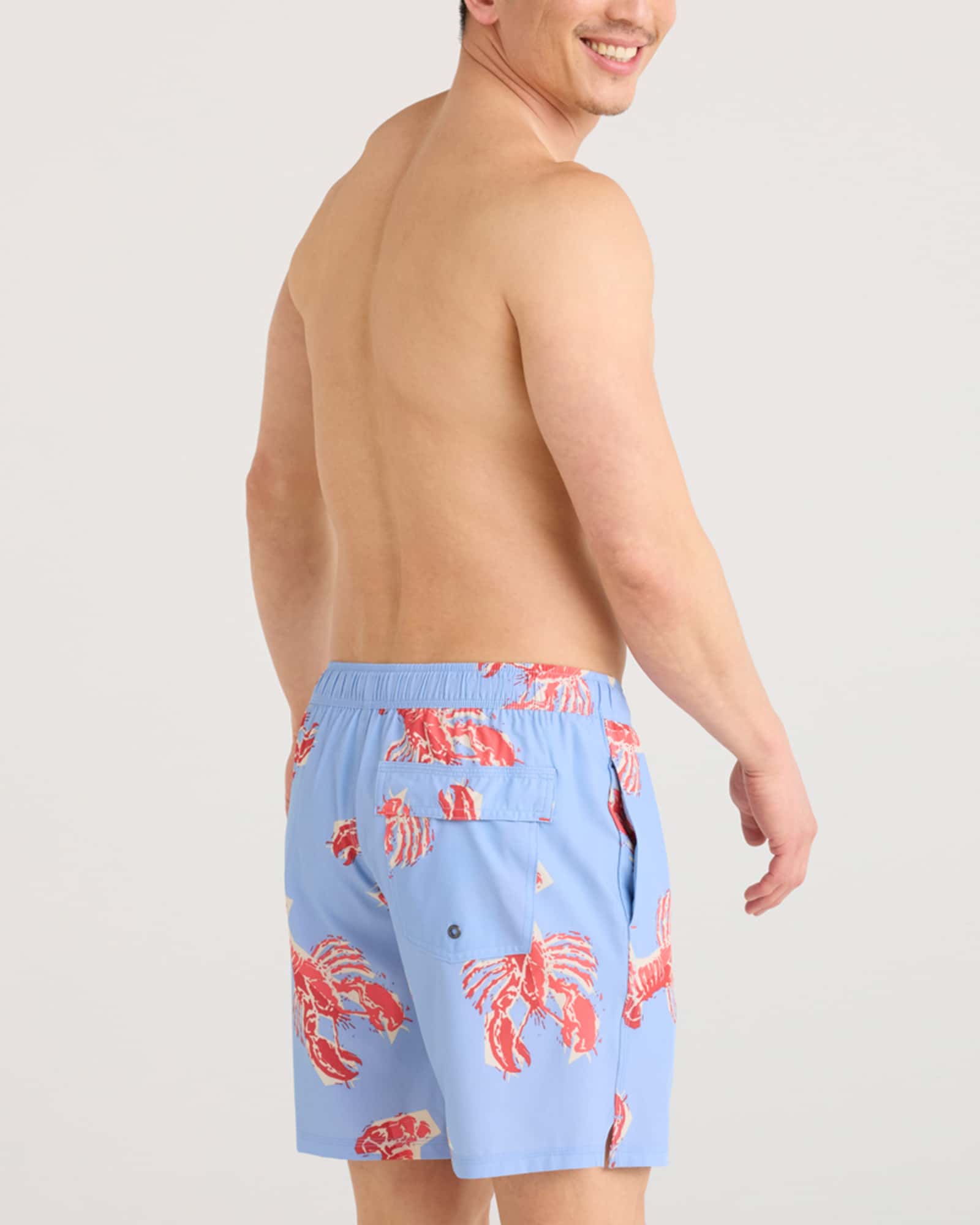 Oh Buoy 2N1 Volley 7" - Lobster Boil-Bel Air Blue | SAXX Underwear