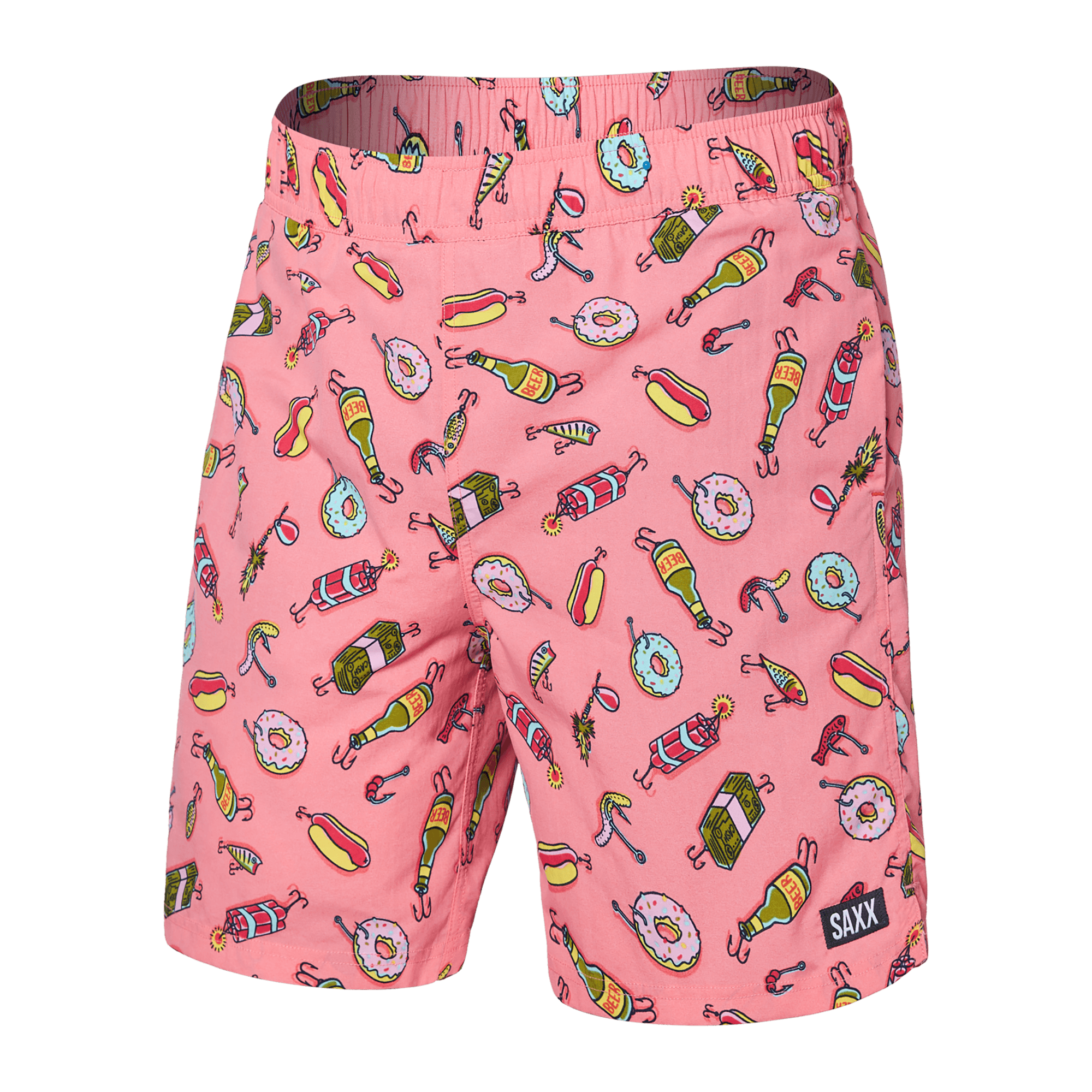 Go Coastal 2N1 Long Volley Swim Short - I'll Try Anything - Flamingo ...